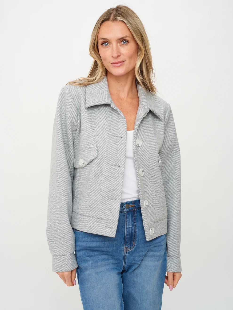 SIX/FIFTY Katrina Herringbone Jacket – Tigerlilly